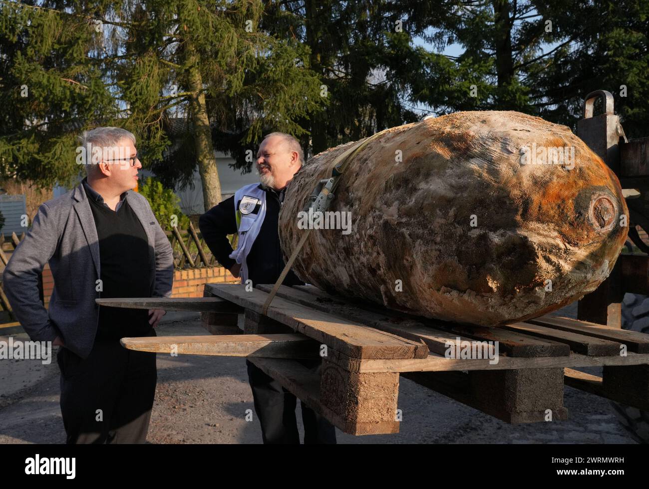 Oranienburg, Germany. 13th Mar, 2024. Oranienburg's mayor Alexander ...
