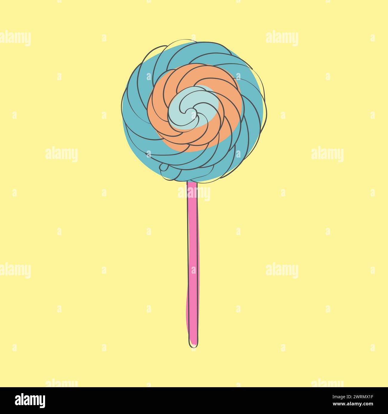 The vibrant backdrop for childhood Stock Vector Images - Alamy