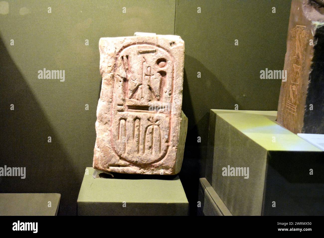 Cairo, Egypt, January 7 2023: Ancient Egyptian kingdom inscriptions of ...