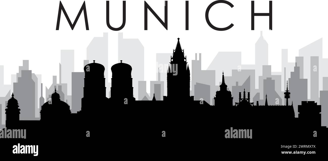 Town district munich Stock Vector Images - Alamy