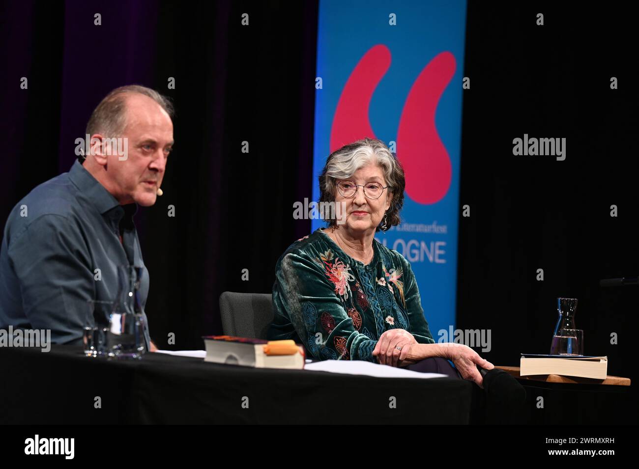 Cologne, Germany. 12th Mar, 2024. Presenter Bernhard Robben (l-r) and ...