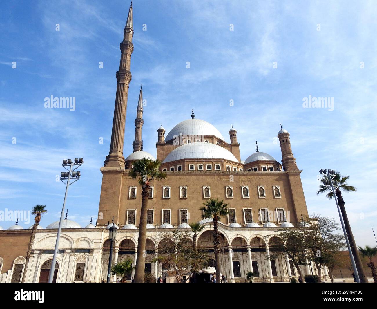 Cairo, Egypt, January 7 2023: The great mosque of Muhammad Ali Pasha or ...