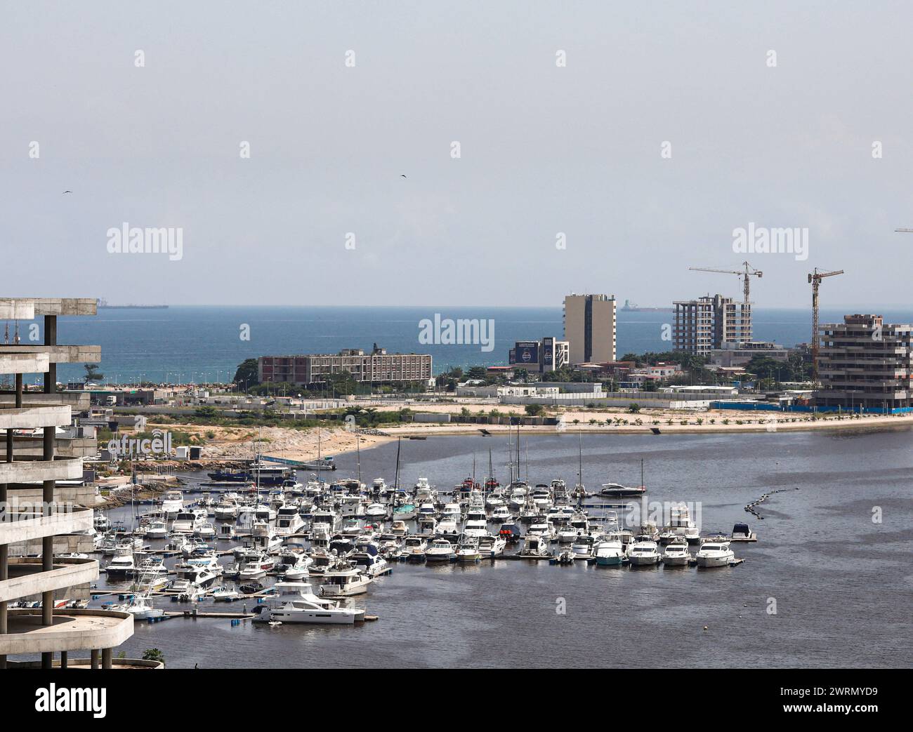Luanda. 9th Mar, 2024. This photo taken on March 9, 2024 shows yachts ...