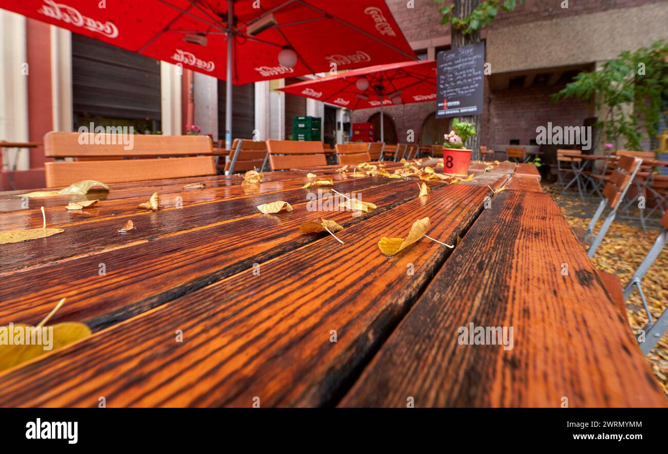 Street cafe in the center of Cologne, Germany Stock Photo - Alamy