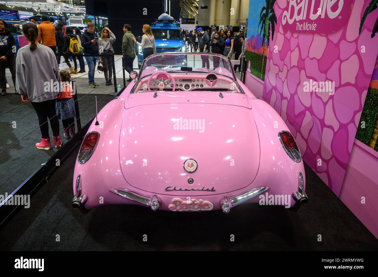 Toronto, ON, Canada - February 16, 2024: Chevrolet Corvette (Barbie ...