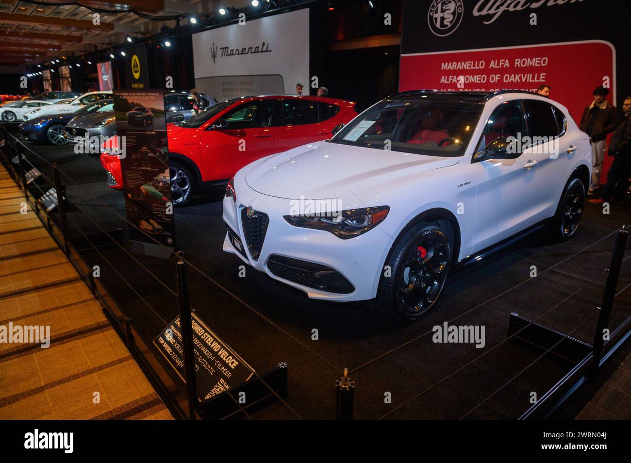 Toronto, ON, Canada - February 16, 2024: Car presented at the 2024 ...