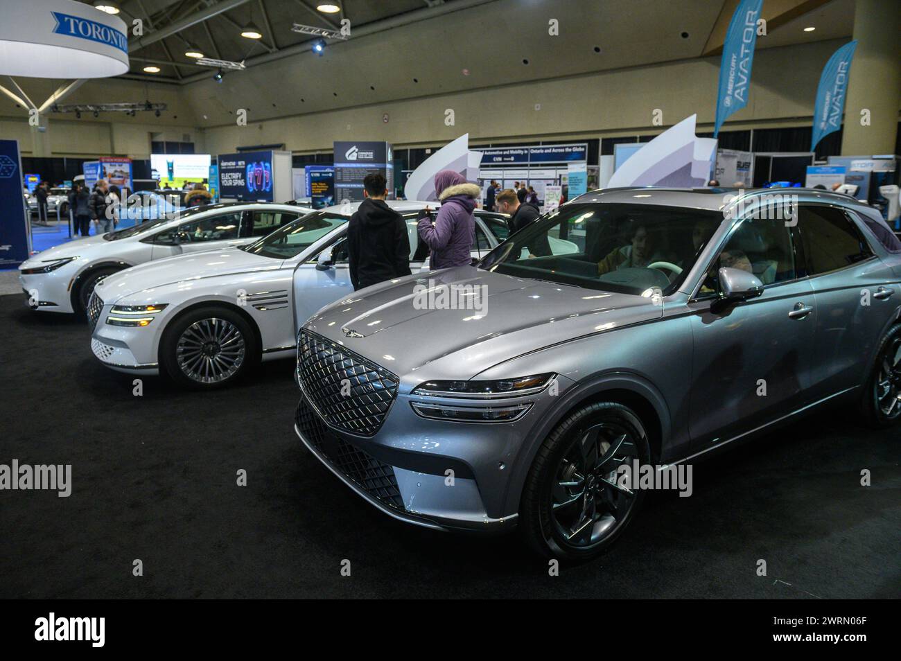Toronto, ON, Canada - February 16, 2024: Car presented at the 2024 ...
