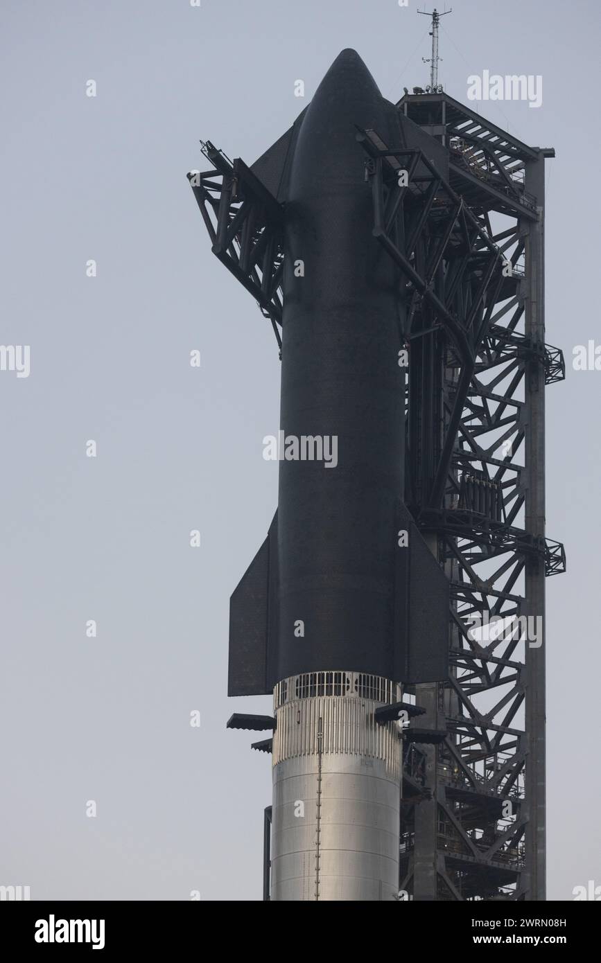 Boca Chica, USA. 13th Mar, 2024. The worlds most powerful rocket ...