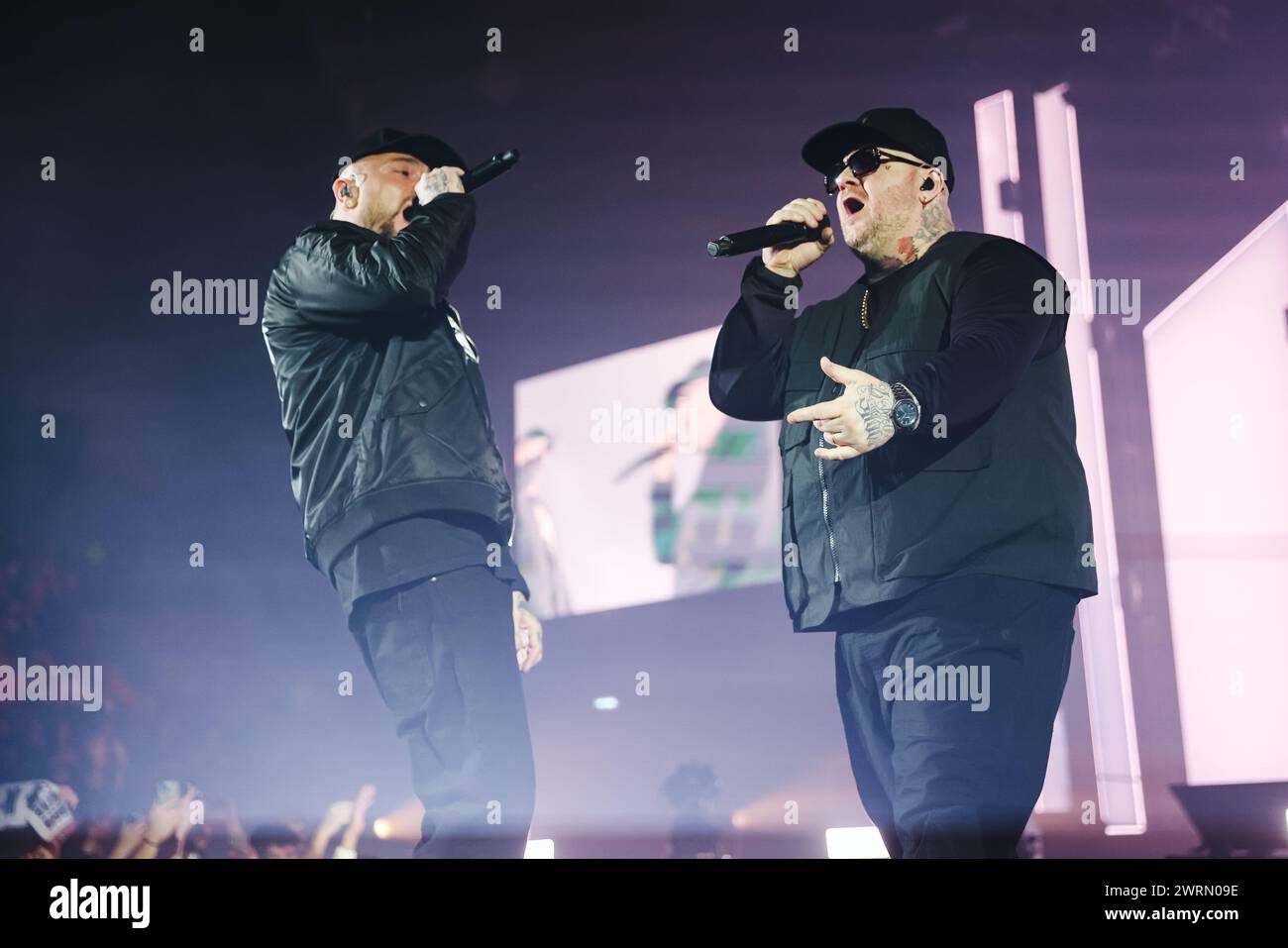 Milan, Italy. 11th Mar, 2024. Jake La Furia, Gue, and Don Joe of Club ...
