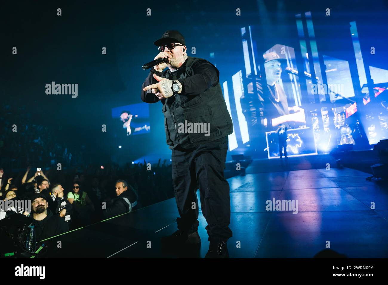 Milan, Italy. 11th Mar, 2024. Jake La Furia, Gue, and Don Joe of Club ...