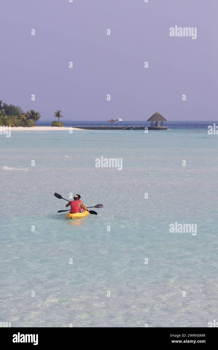 Kayaking session in the Maldives. What is the best way to enjoy this ...