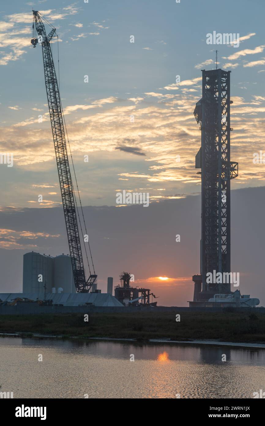 Boca Chica, USA. 13th Mar, 2024. The worlds most powerful rocket ...