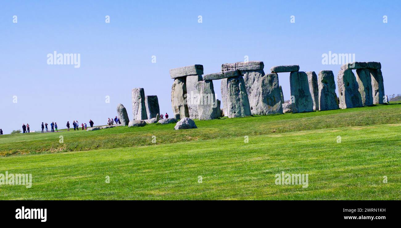Neolithic Ruins Stonehenge, UNESCO World Heritage Site, Salisbury ...