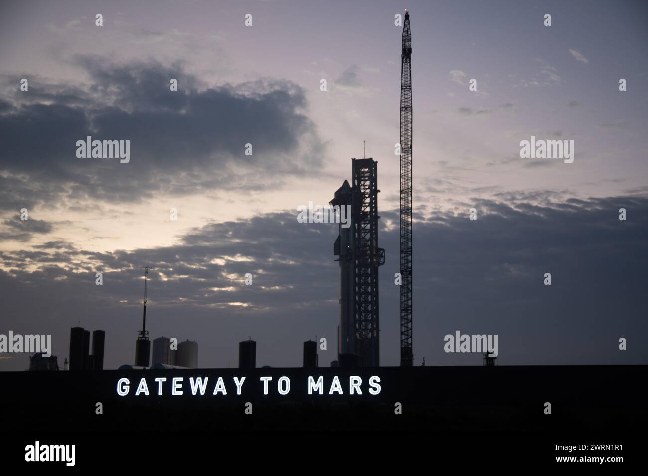 Boca Chica, USA. 13th Mar, 2024. The worlds most powerful rocket ...