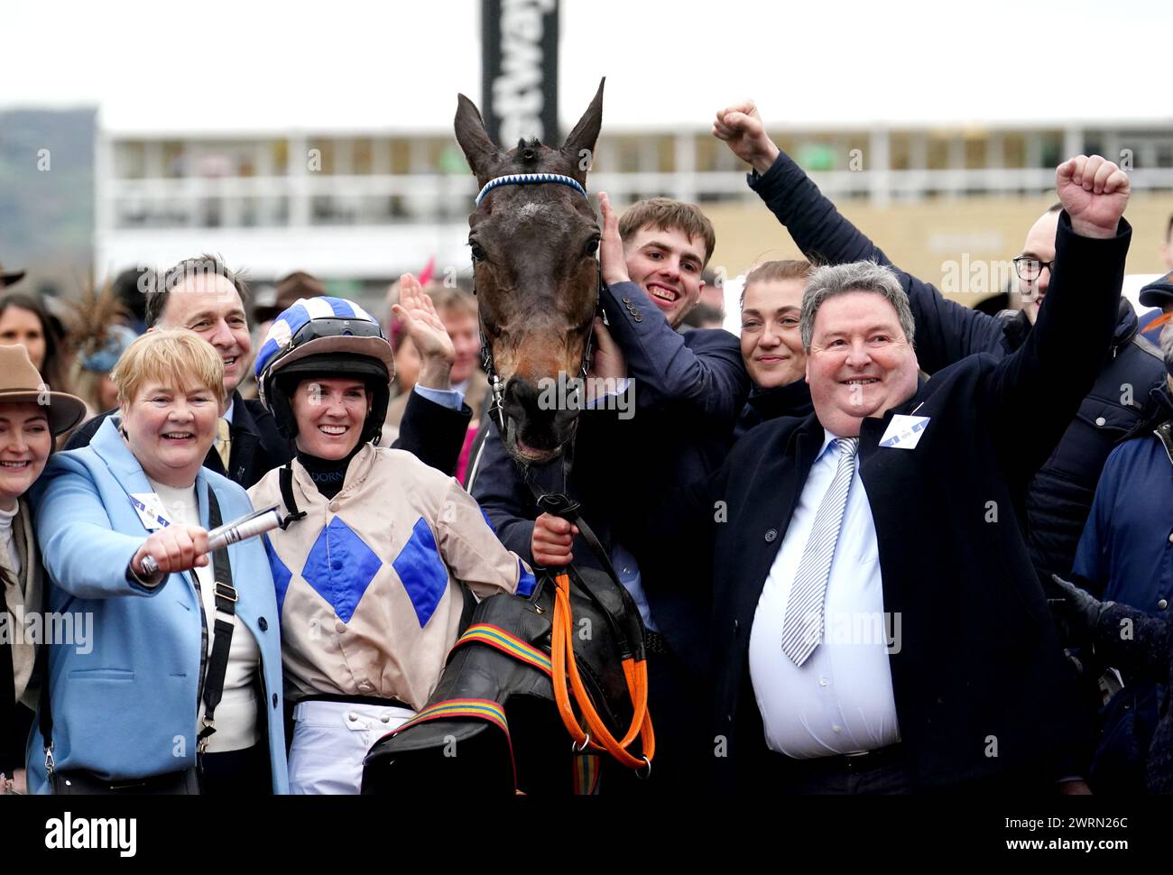 Jockey Rachael Blackmore, trainer Henry de Bromhead and owners Declan ...