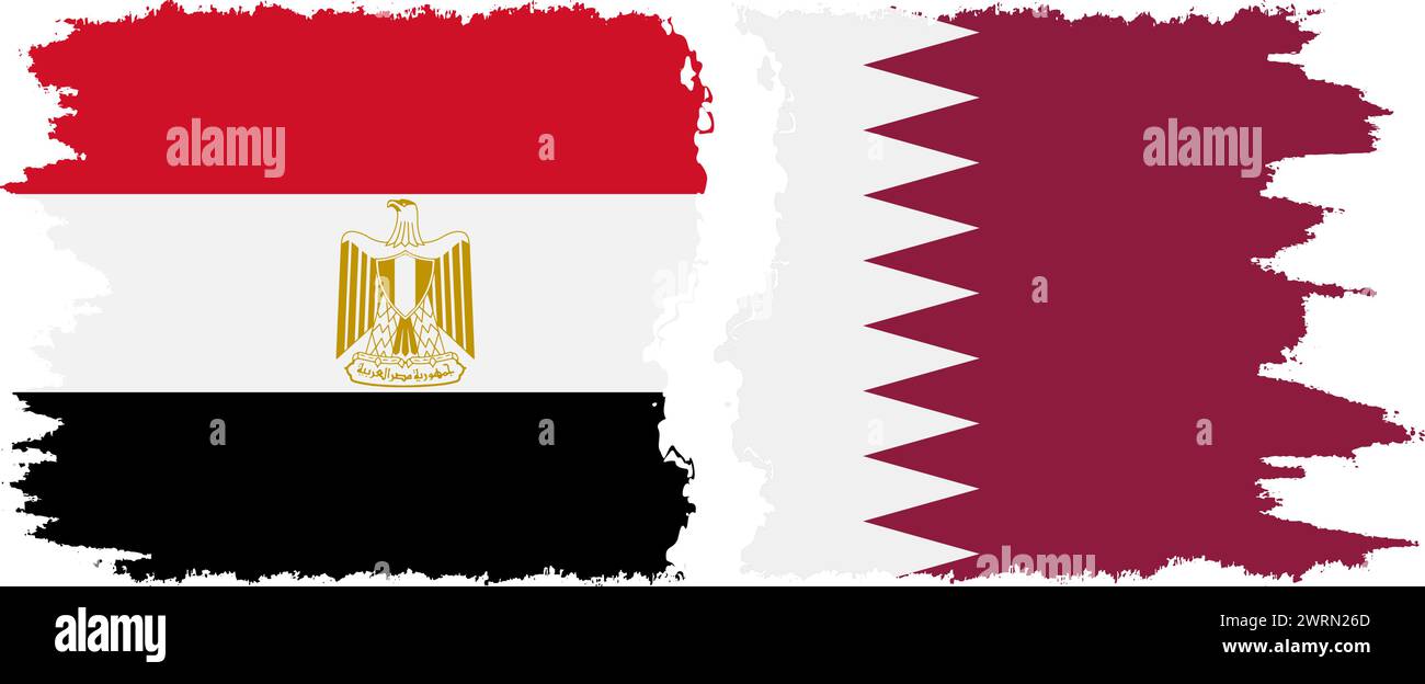 Egypt qatar flag hi-res stock photography and images - Alamy