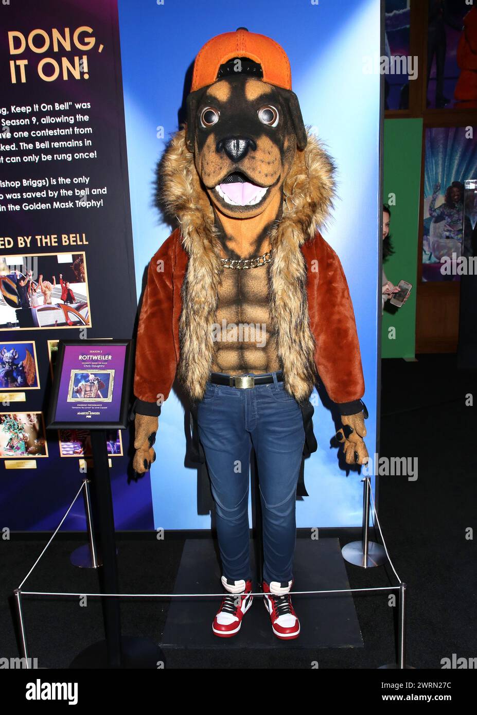 New York City, USA. 13th Mar, 2024. The Masked Singer costumes ...