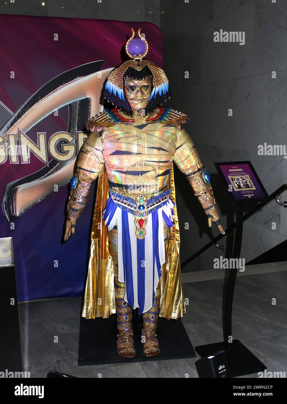 New York City, USA. 13th Mar, 2024. The Masked Singer costumes ...