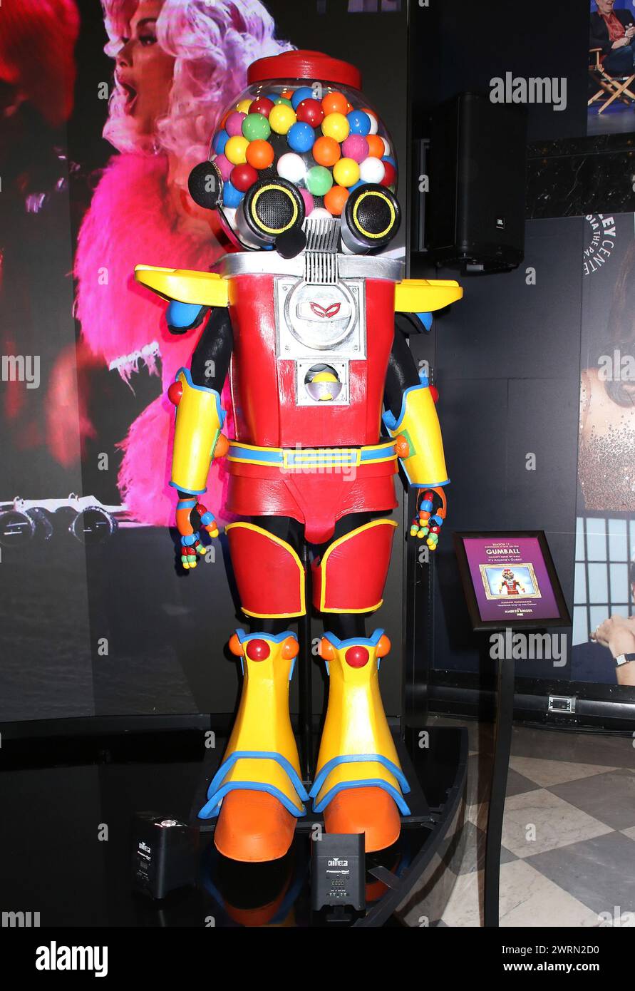 New York City, USA. 13th Mar, 2024. The Masked Singer costumes ...