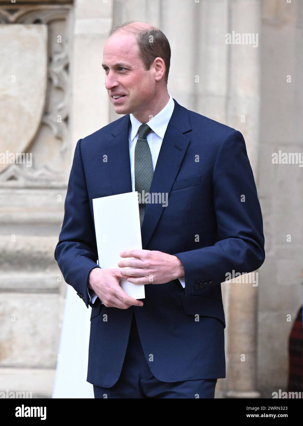London, England. UK. 12 March, 2024. Prince William, Prince of Wales ...