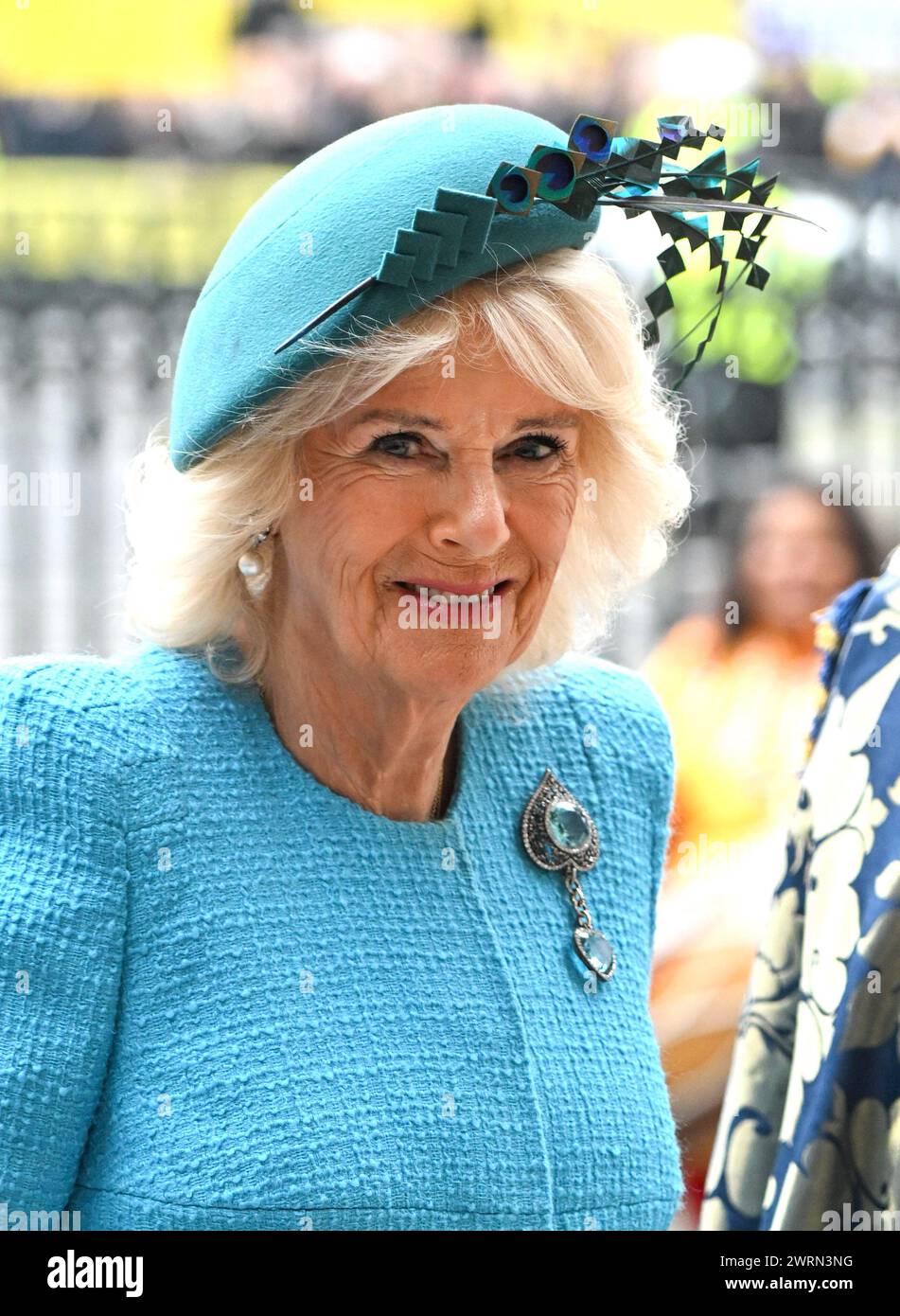 London, England. UK. 12 March, 2024. Queen Camilla attends the annual ...