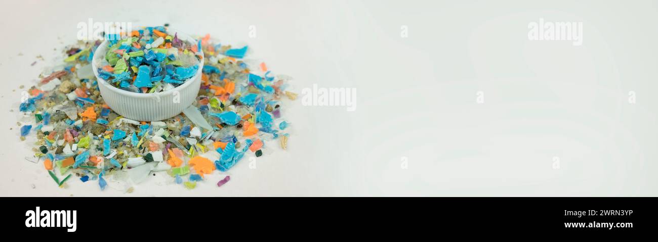 A Pile Of Microplastics Inside A Plastic Bottle Cap Concept For Microplastic Water Pollution