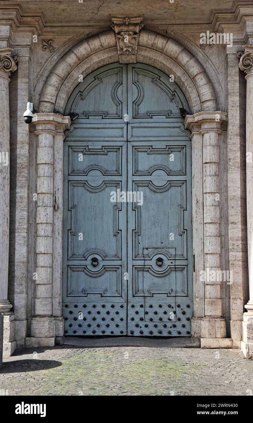 Piazza Navona, one of the most famous monumental squares in Rome Stock ...