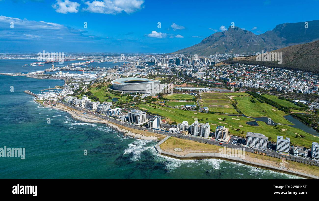 Aerial of Cape Town, South Africa, Africa Copyright: MichaelxRunkel 1184-10086 Stock Photo - Alamy