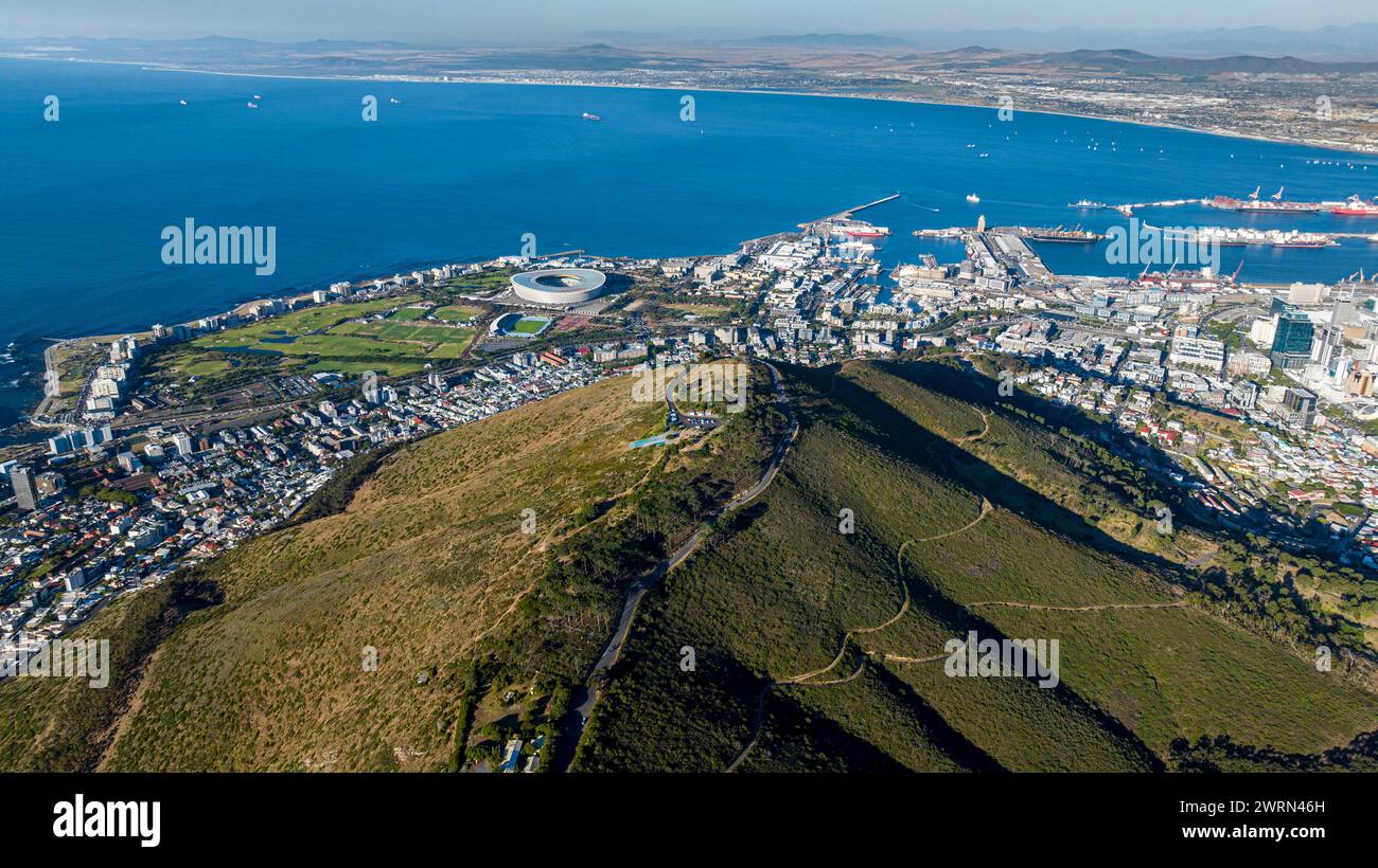 Aerial of Cape Town, South Africa, Africa Copyright: MichaelxRunkel ...
