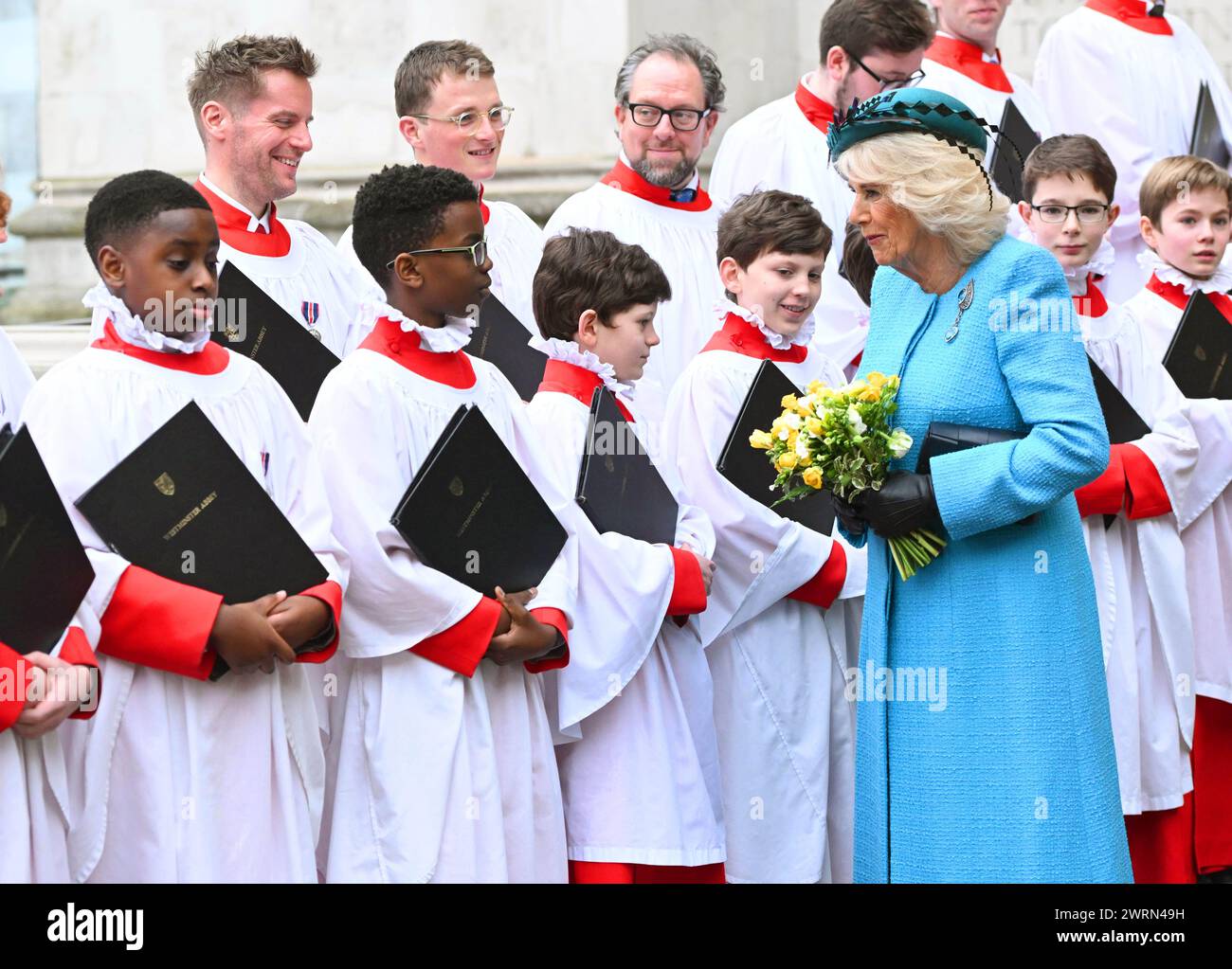 London, England. UK. 12 March, 2024. Queen Camilla attends the annual ...