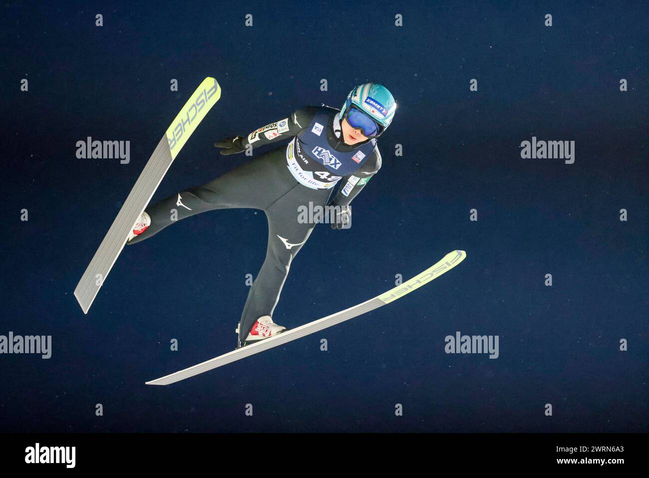 Yuki Ito from Japan in action during the World Cup ski jumping at ...