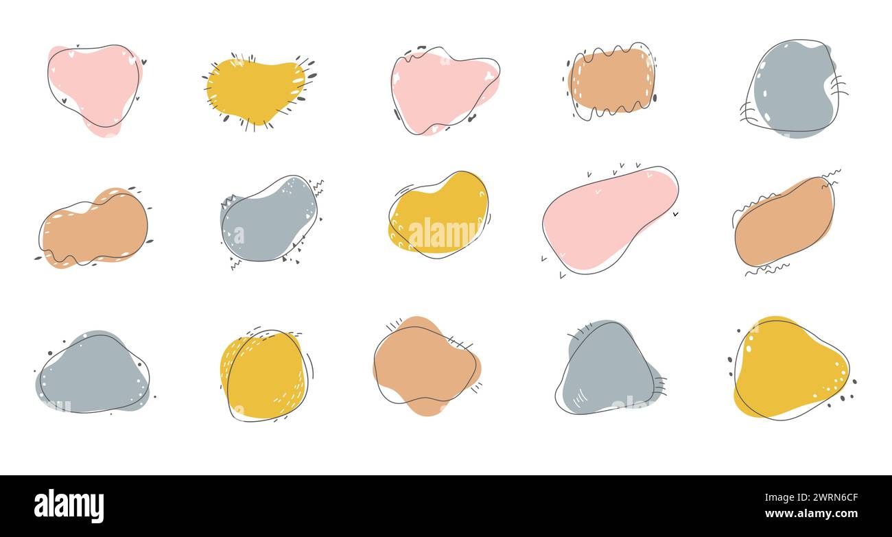 Set of modern abstract vector banners. Flat geometric shapes of ...