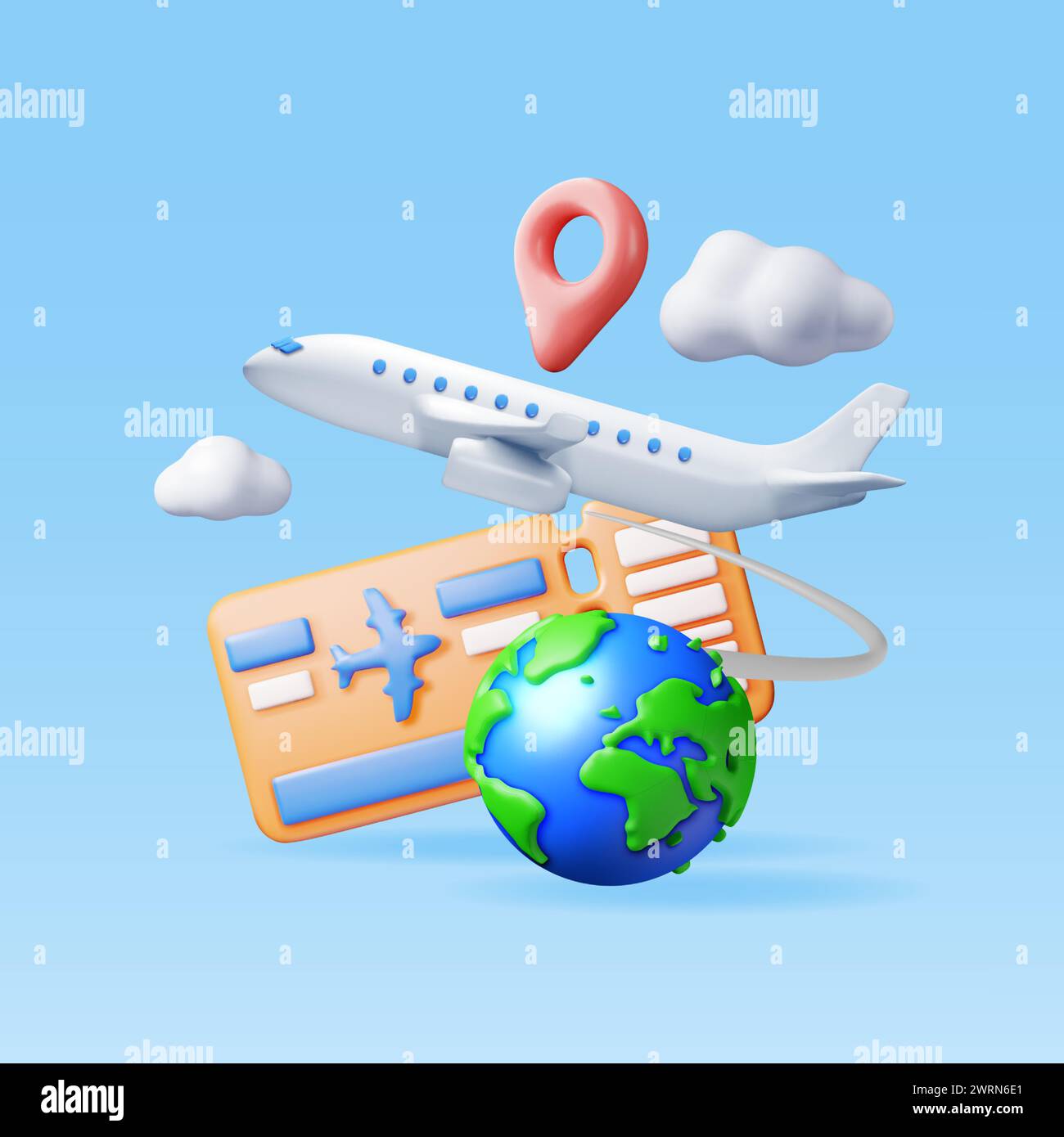Passenger airplane seat map Stock Vector Images - Alamy