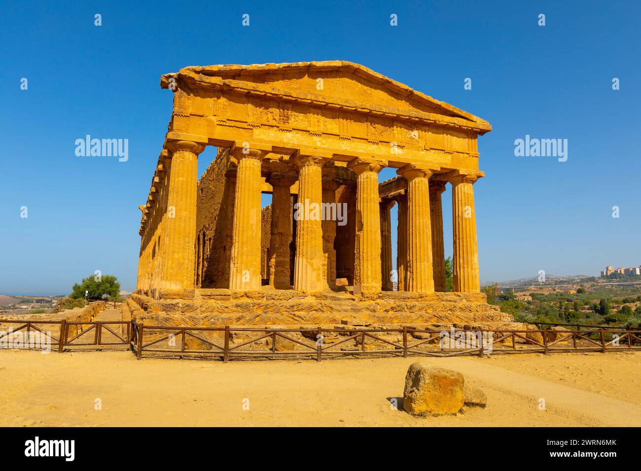 Temple of Concordia, Valle dei Templi Valley of Temples, UNESCO World ...
