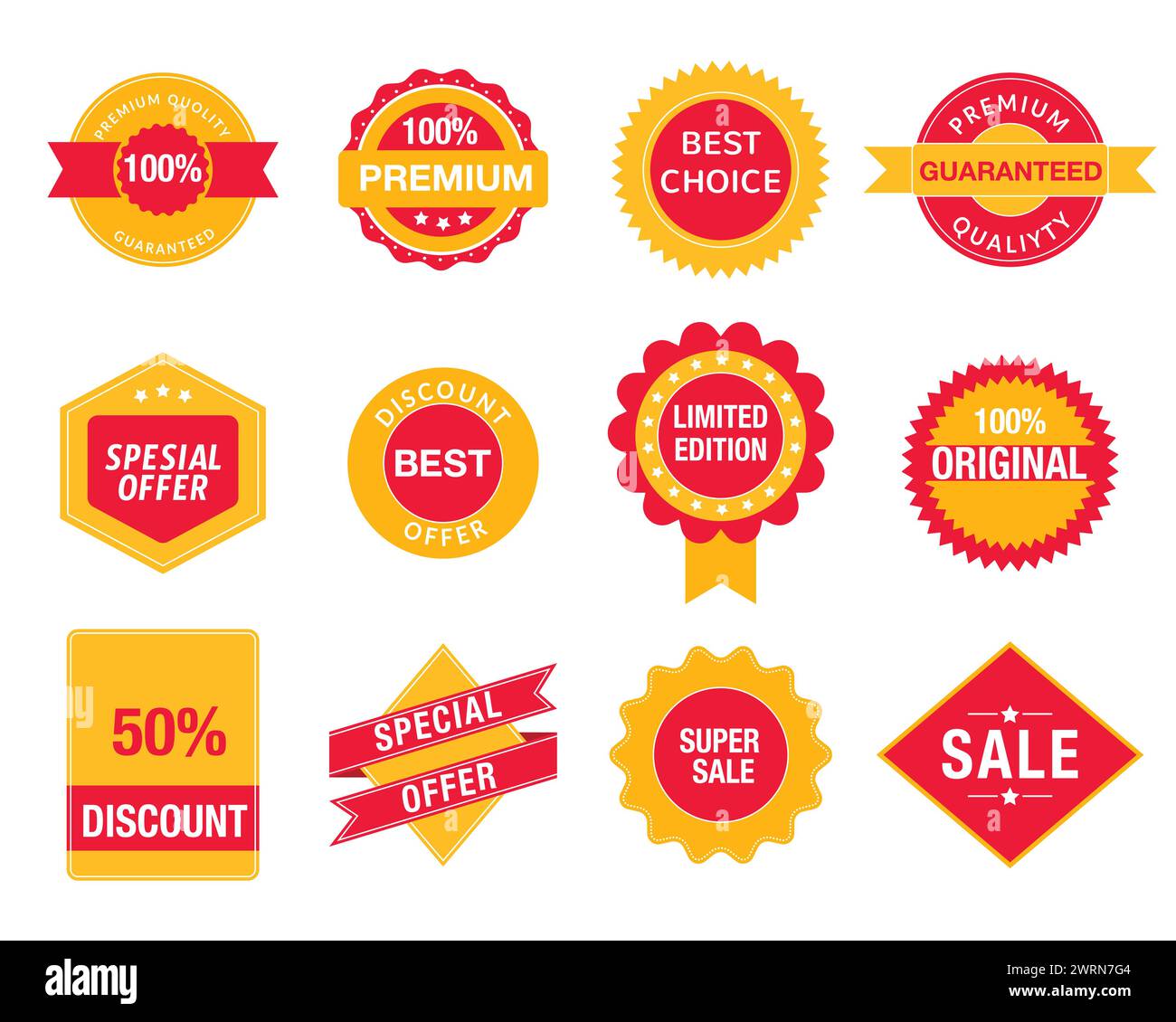 Best deal text sticker colorful Stock Vector Images - Alamy