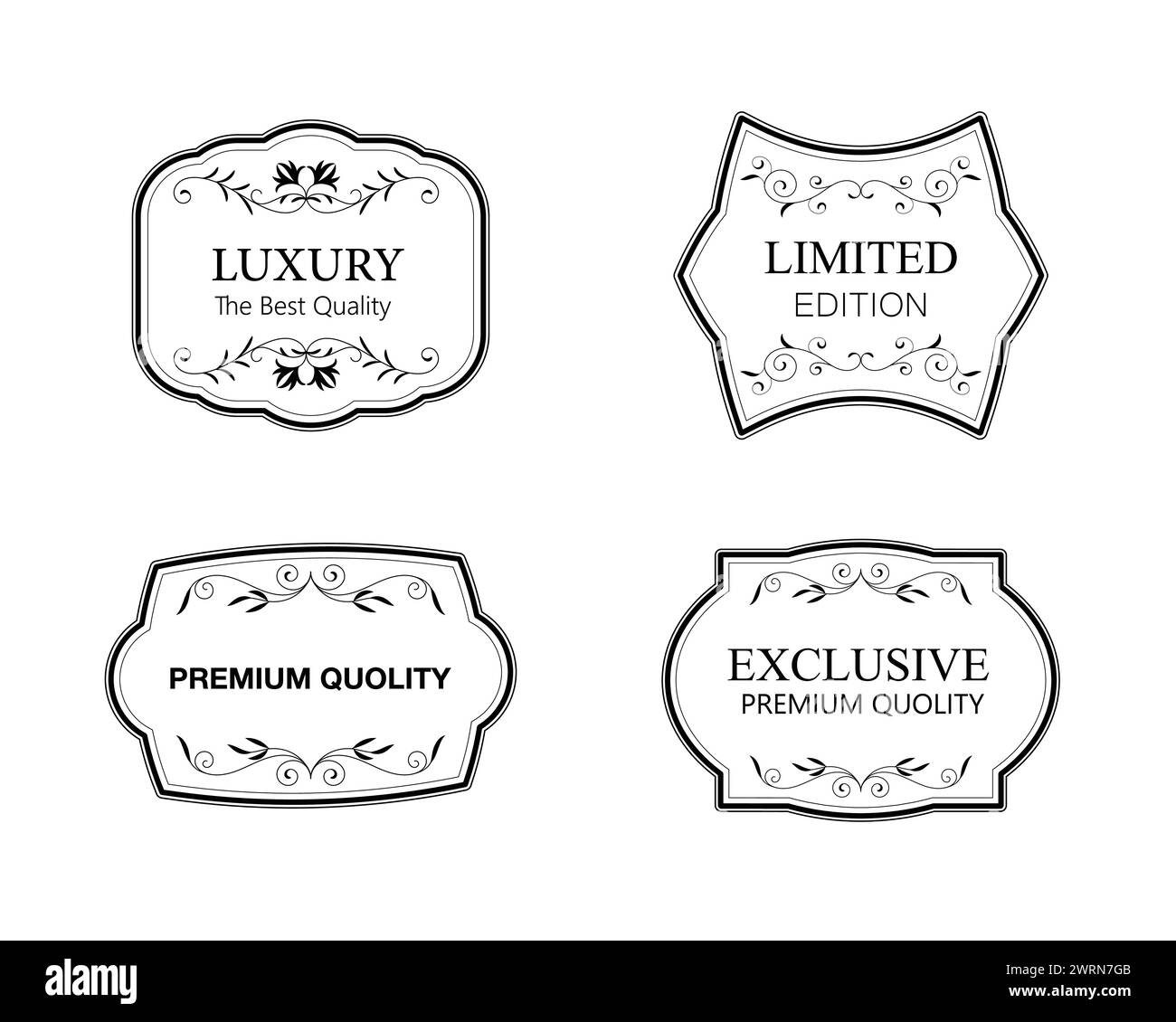 Embellished vector vectors Cut Out Stock Images & Pictures - Alamy