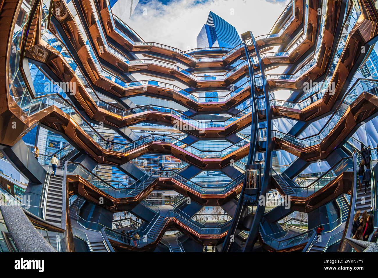 New York, USA - March 8, 2020: The Vessel, project by architect Thomas ...