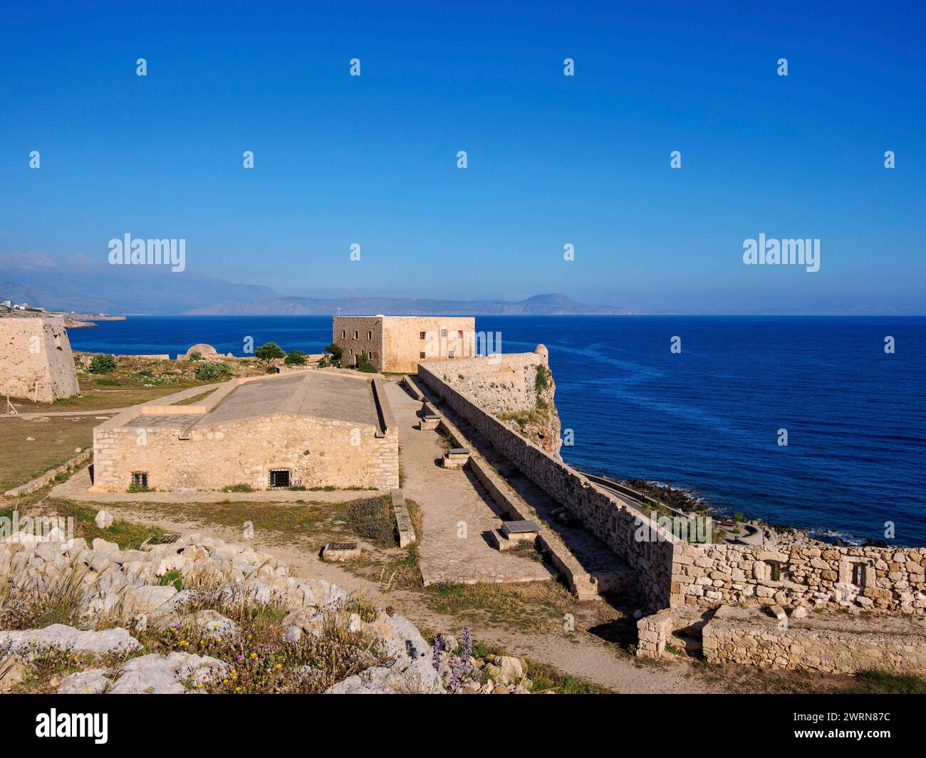 Venetian Fortezza Castle, City of Rethymno, Rethymno Region, Crete ...