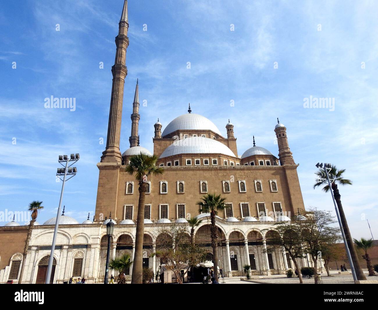 Cairo, Egypt, January 7 2023: The great mosque of Muhammad Ali Pasha or ...