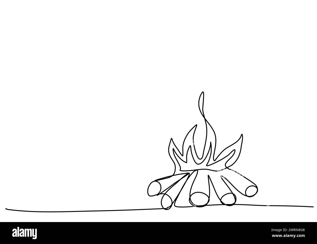 Simple line art animation hand Cut Out Stock Images & Pictures - Alamy