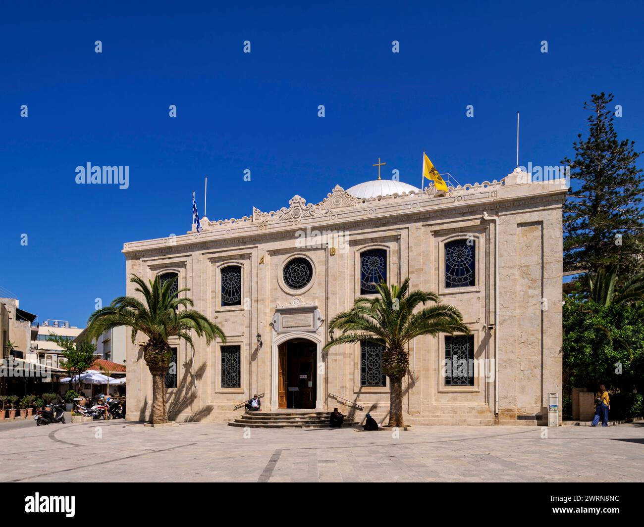 The Basilica of St. Titus, City of Heraklion, Crete, Greek Islands ...