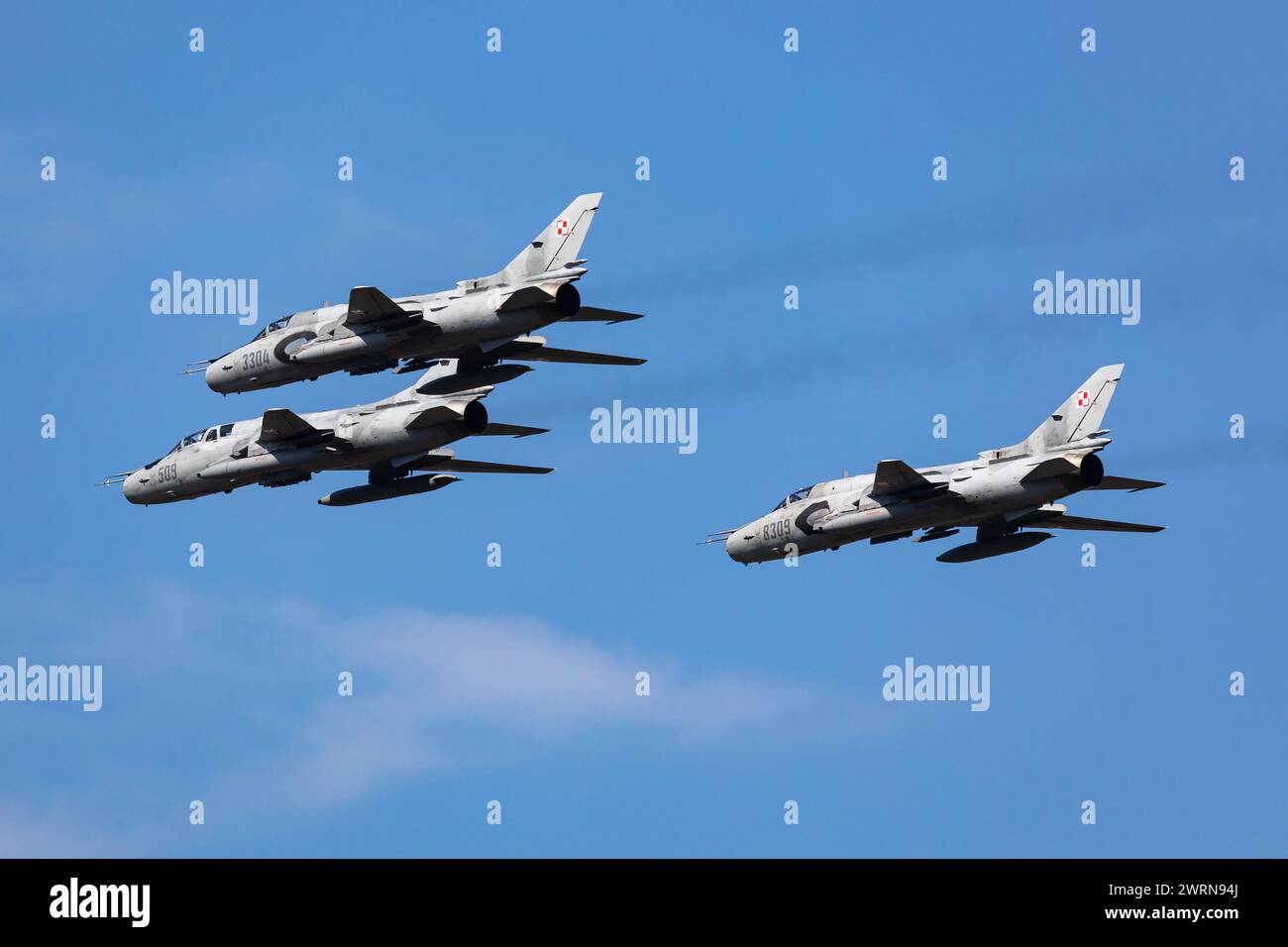 Radom, Poland - August 26, 2023: Polish Air Force Lockheed Sukhoi Su-22 ...