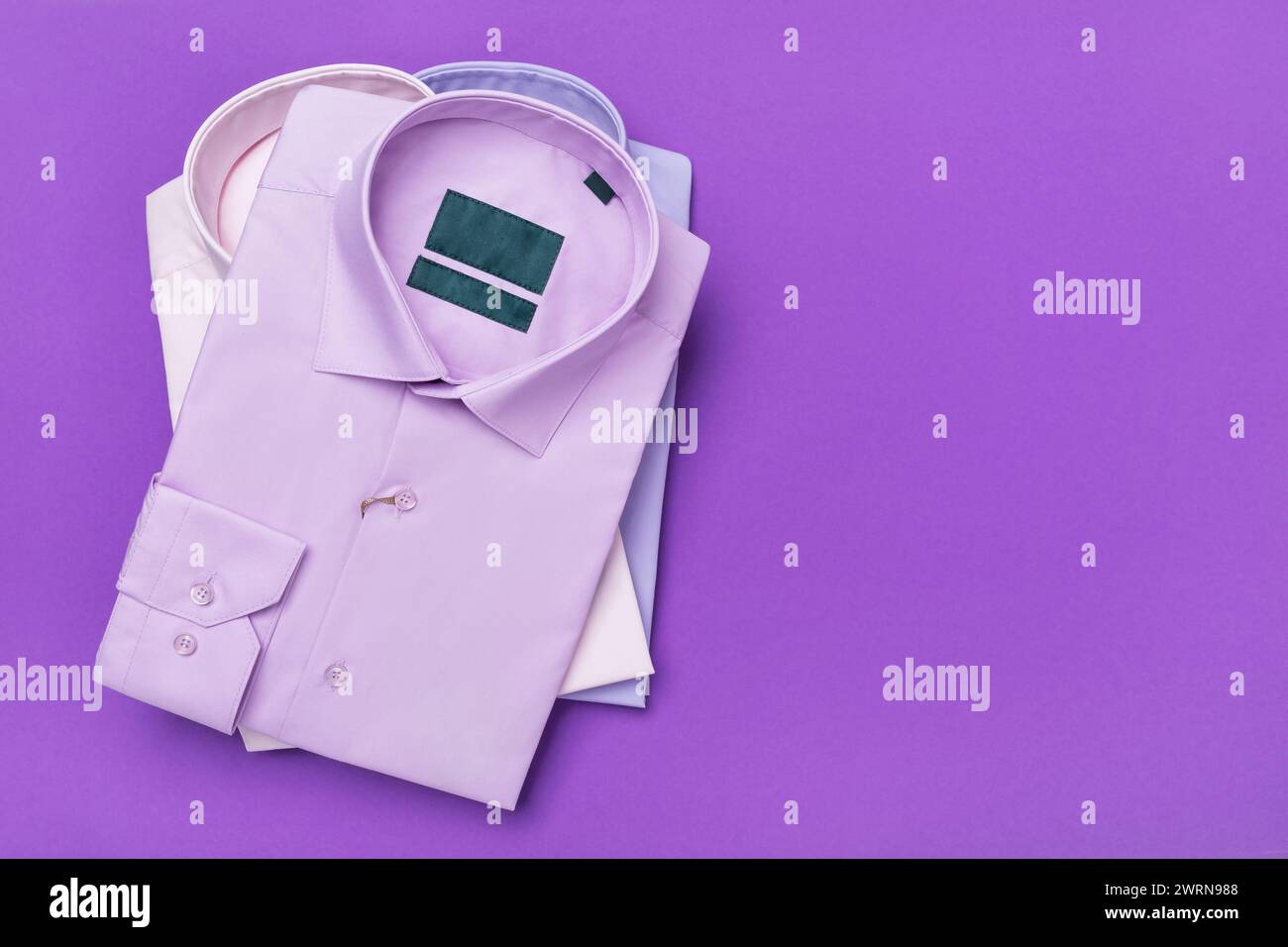 Top view folded color hi-res stock photography and images - Alamy