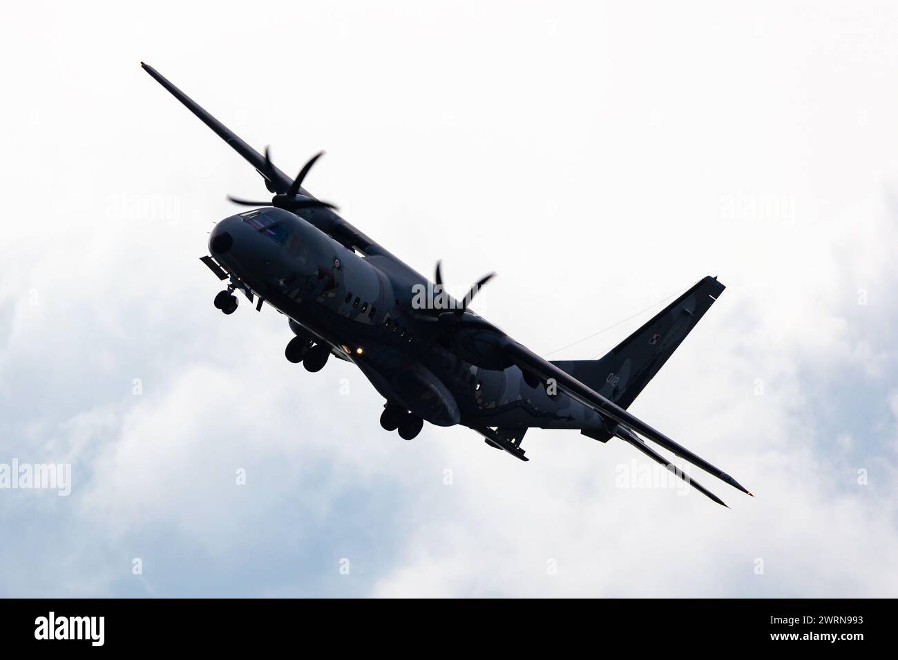 Radom, Poland - August 26, 2023: Polish Air Force Airbus CASA C295 ...