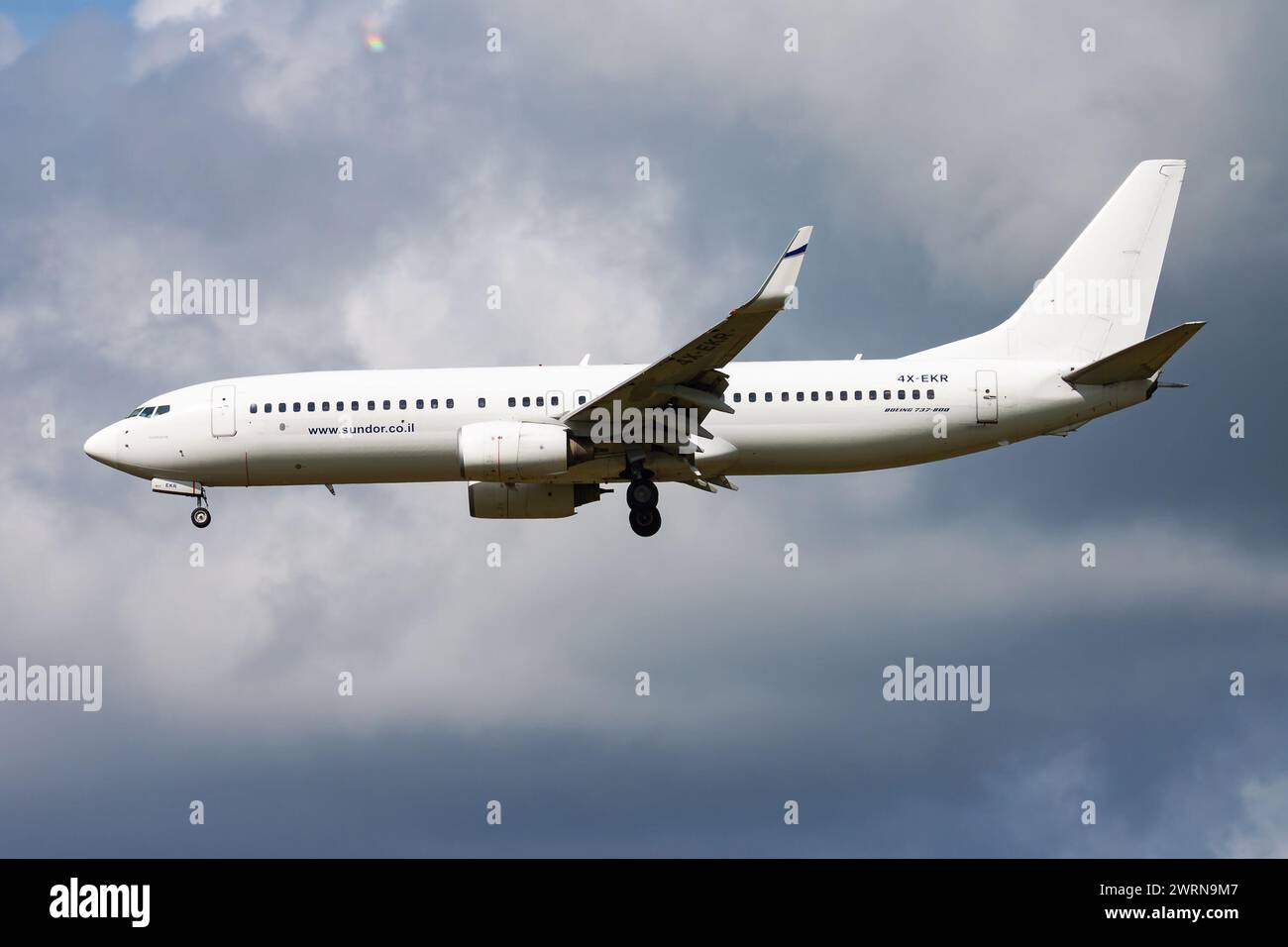 Amsterdam, Netherlands - August 14, 2014: Sundor passenger plane at ...