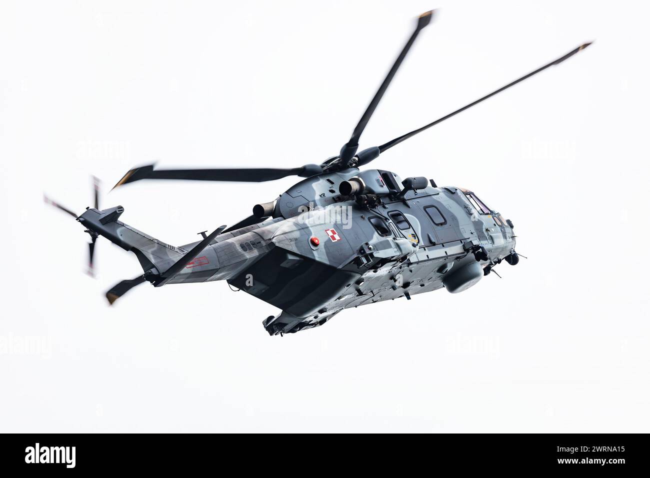 Radom, Poland - August 25, 2023: Polish Navy Leonardo AgustaWestland ...