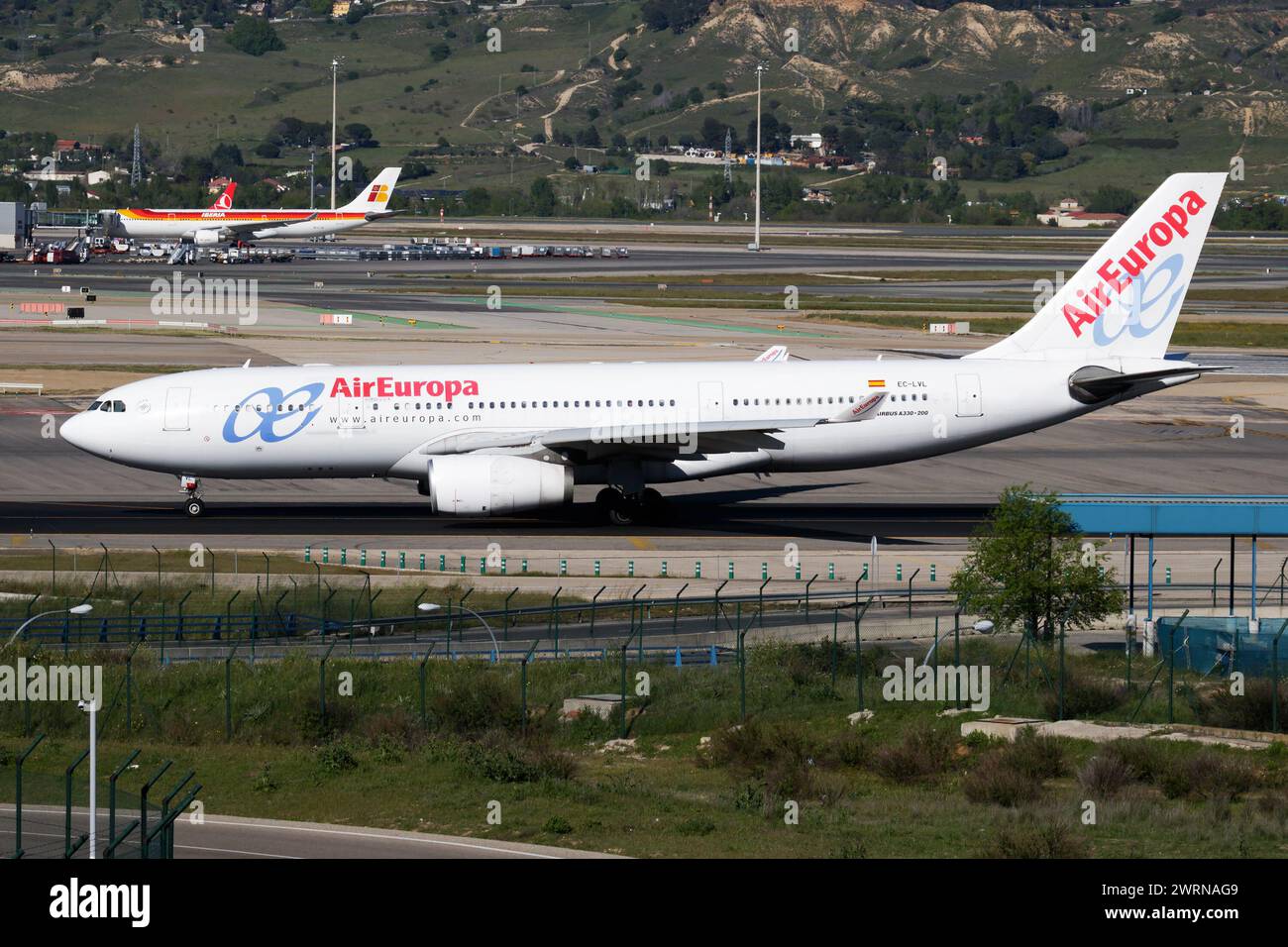 Madrid, Spain - May 2, 2016: Air Europa passenger plane at airport ...