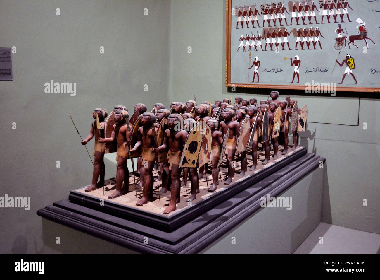 Cairo, Egypt, January 7 2023: The Ancient Egyptian military army of the ...