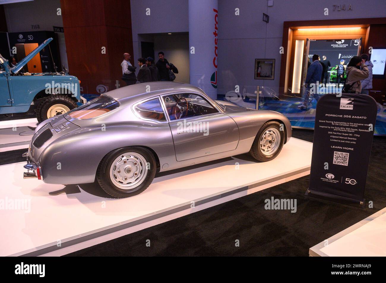 Toronto, ON, Canada - February 16, 2024: Porsche 356 Zagato is ...