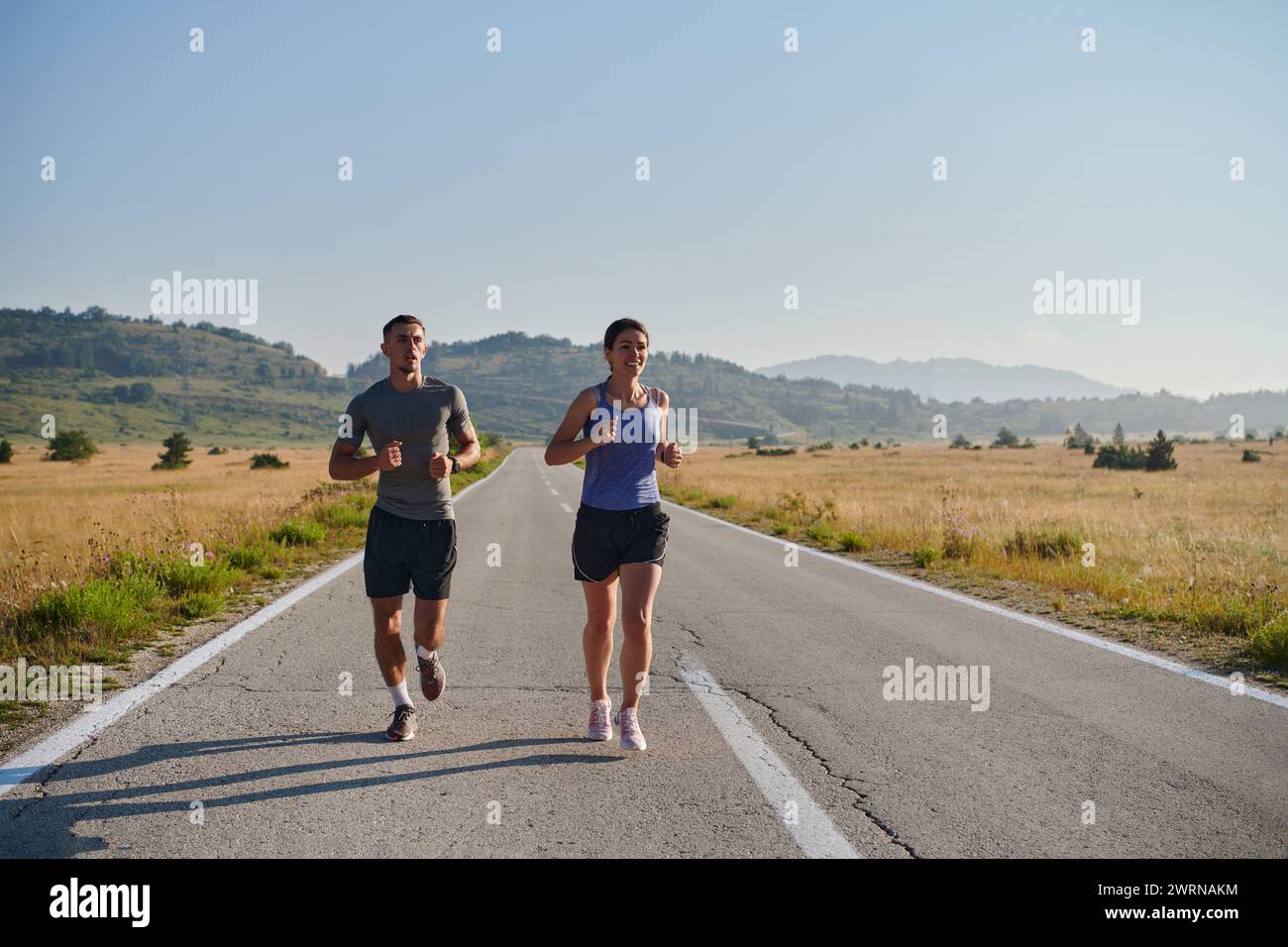 Energized by the beauty of nature, a couple powers through their ...